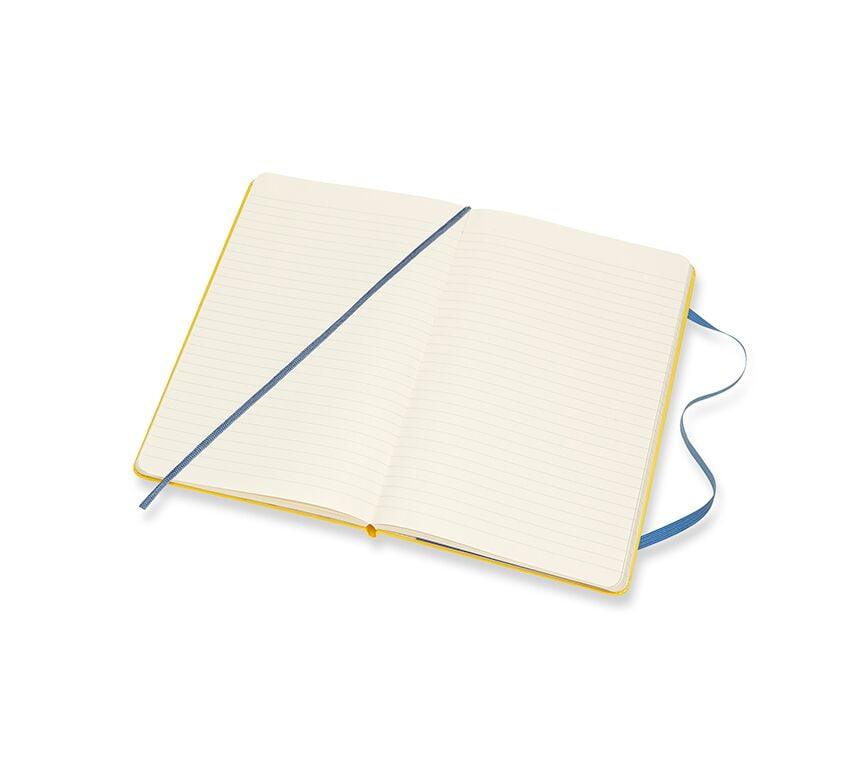 CADERNO MOLESKINE-EDIÇÃO LIMITADA-MINIONS-AMARELO-CAPA DURA-PAUTADO-GRANDE